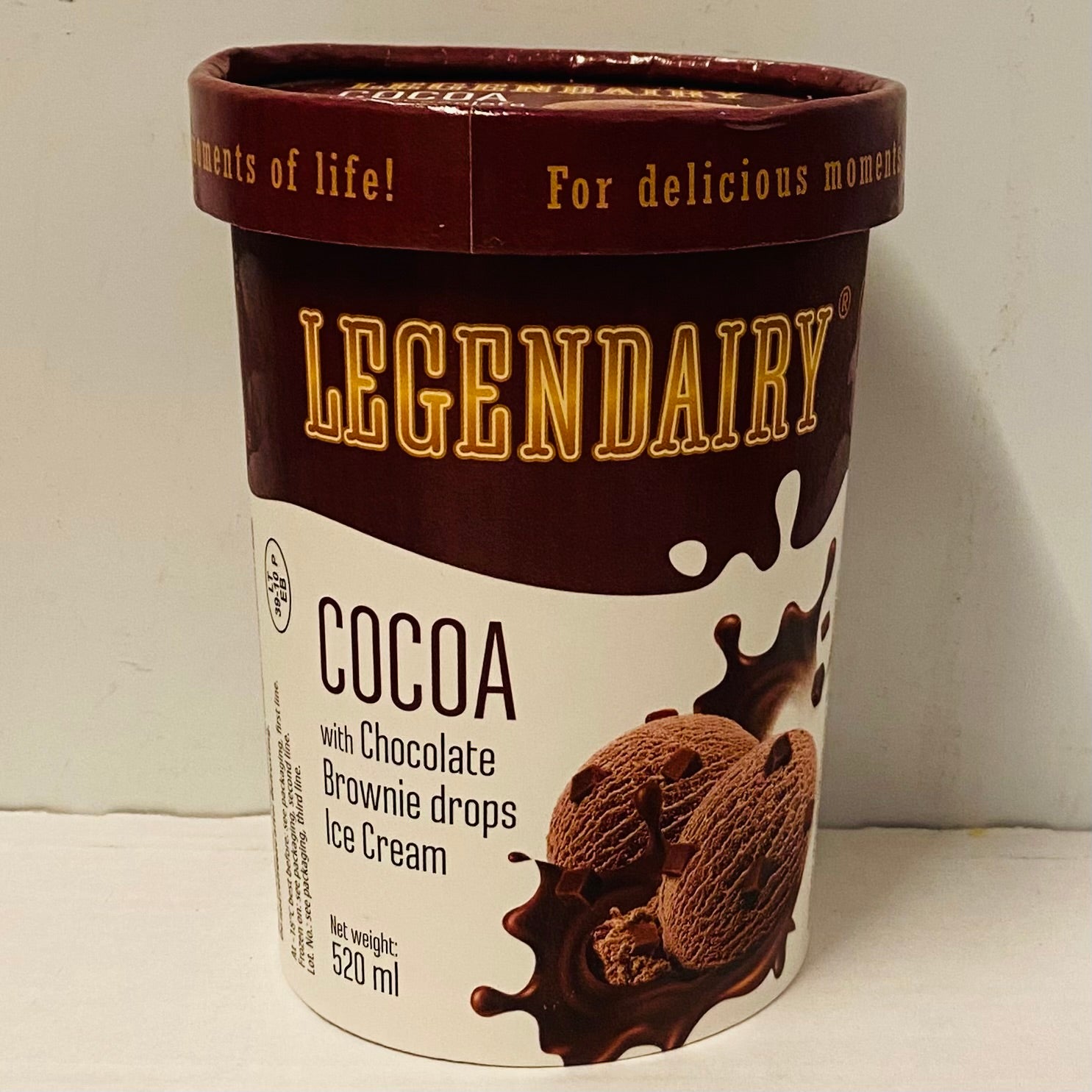 Legendairy With Chocolate Cocoa Brownie Drops Ice Cream